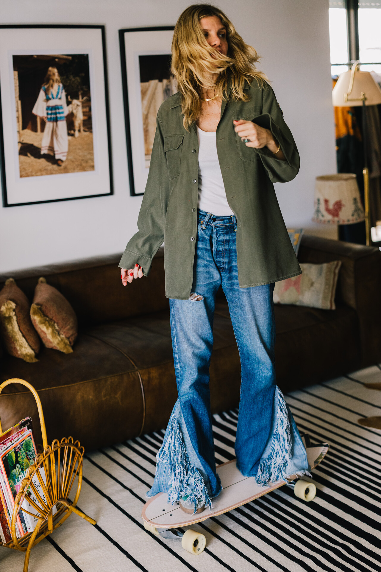 Mέσα στο boho διαμέρισμα της σχεδιάστριας Σήλιας Δραγούνη | LiFO